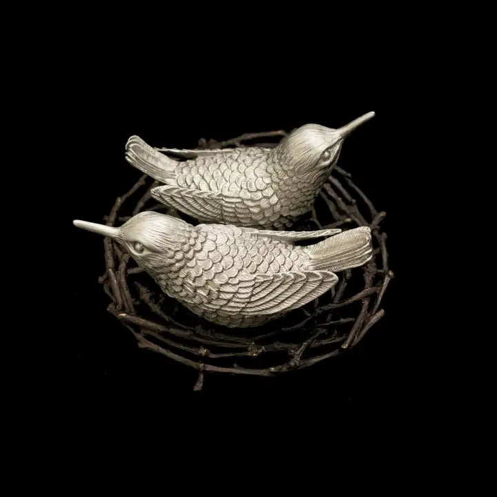 Michael Michaud: Hummingbird Salt & Pepper Shakers – Iowa Artisans Gallery