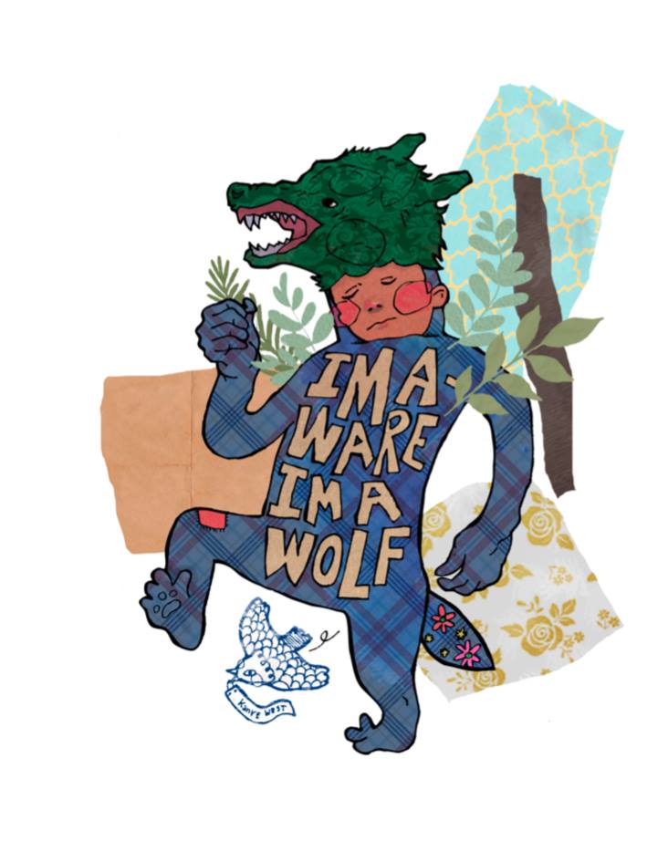 Jake Putnam: "Wolf" Art Print – Iowa Artisans Gallery